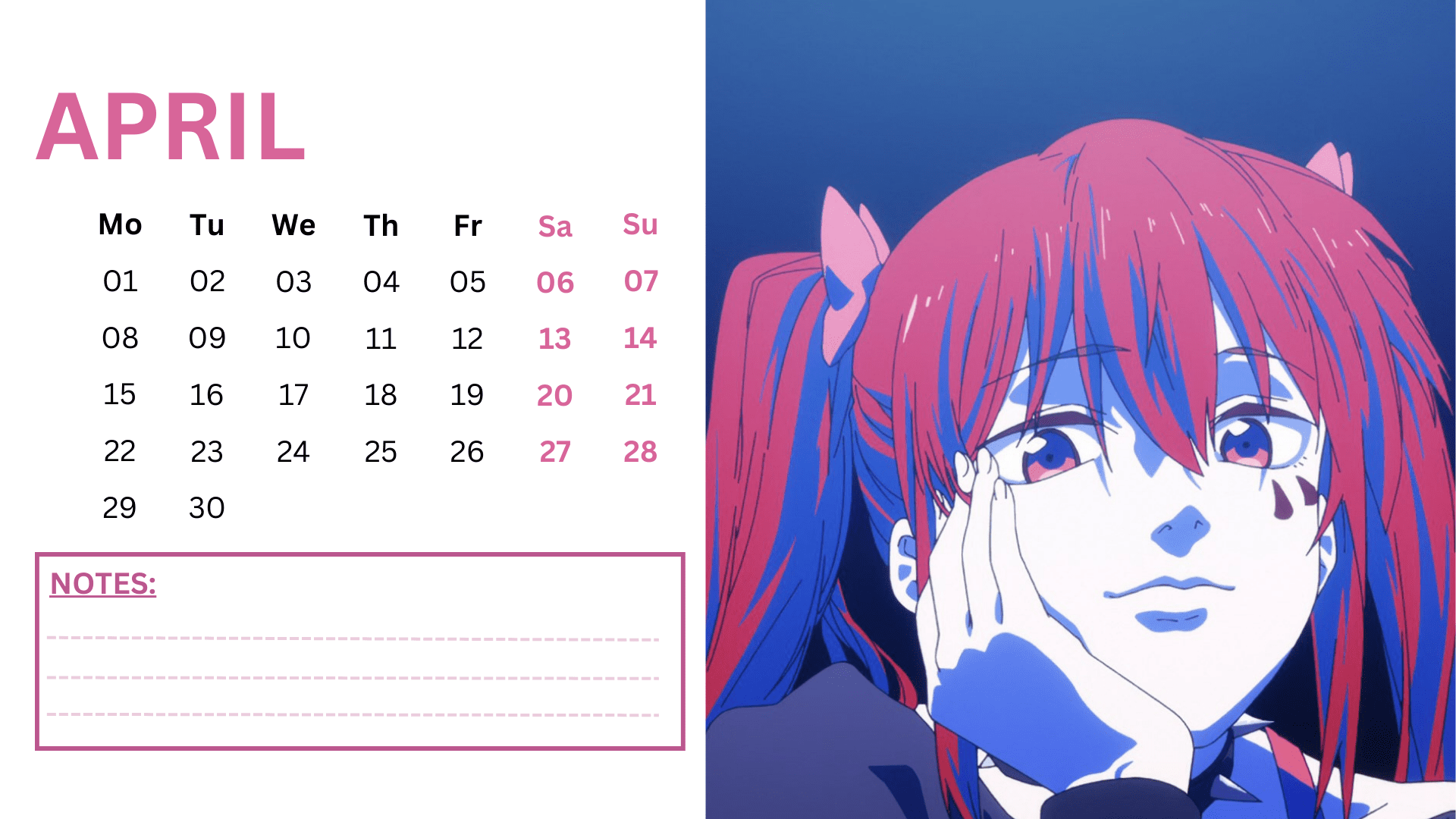 Free Mahou Shoujo Magical Destroyers 2024 Calendars - All About Anime ...