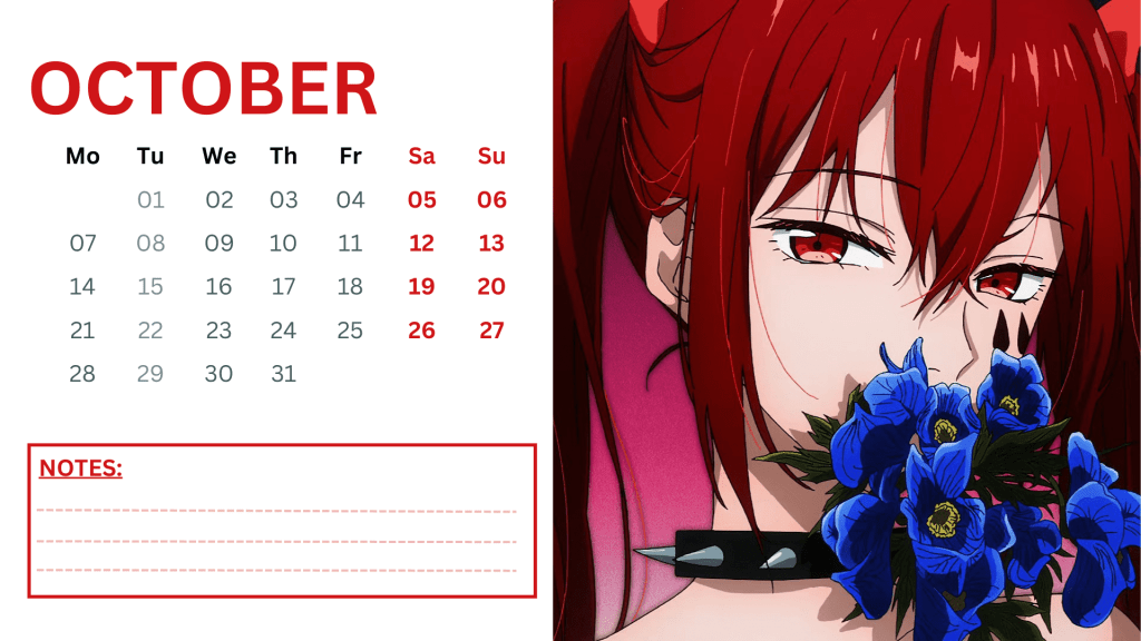 Free Mahou Shoujo Magical Destroyers 2024 Calendars - All About Anime ...