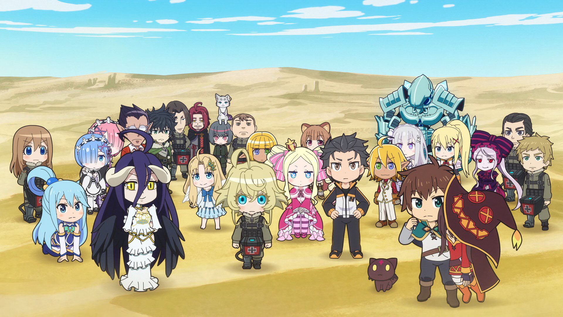 All of the Isekai Featured in the Isekai Quartet Anime - All About ...
