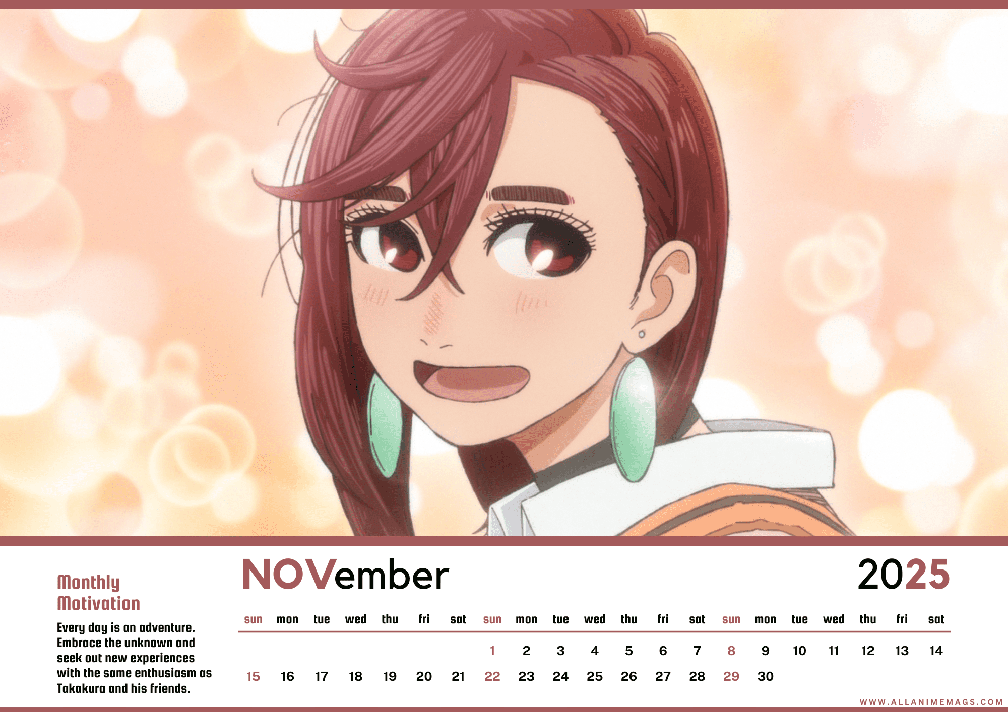 5 Free Downloadable 2025 Anime Calendars: Dan Da Dan - All About Anime ...