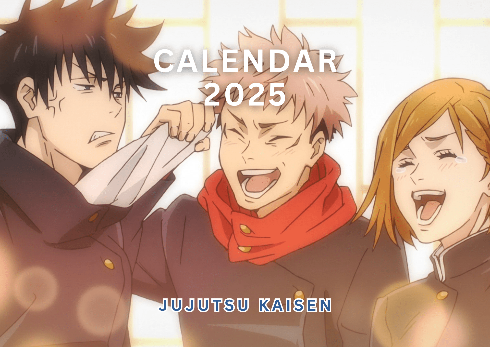 5 Free Downloadable 2025 Anime Calendars: Jujutsu Kaisen - All About ...