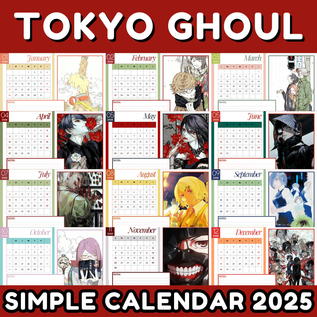 2025 Free Downloadable Anime Calendars - All About Anime and Manga